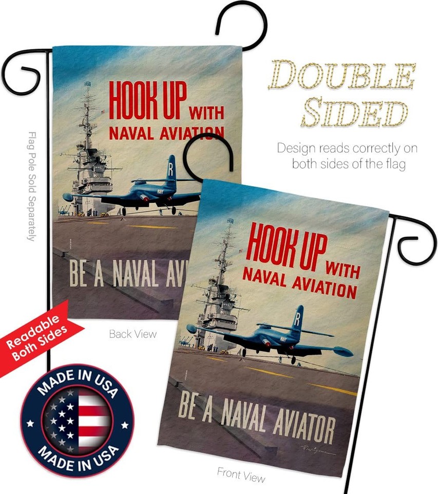 US Navy Seabee Garden Flag Double-Sided, Military Veteran, US-Made ...