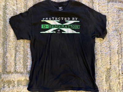 VTG WWE D Generation X Shirt Mens Large Black Protected By DX Graphic ...