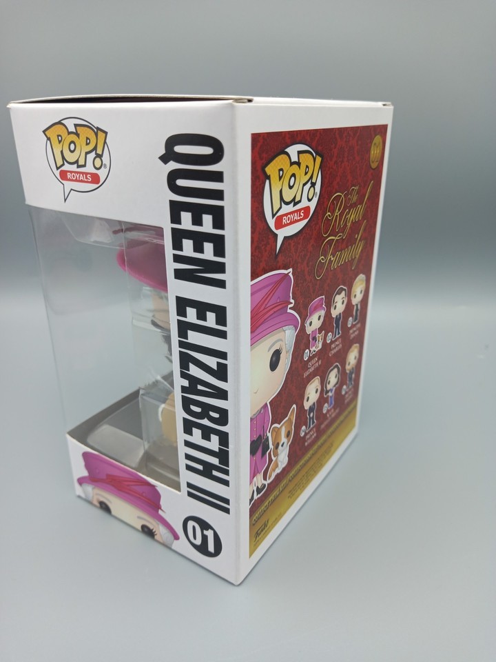 Funko Pop Queen Elizabeth with Corgi 01 Boxed | eBay UK