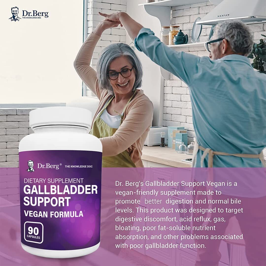 Gallbladder Support Supplements Vegan Formula - Contains Plant-Based ...