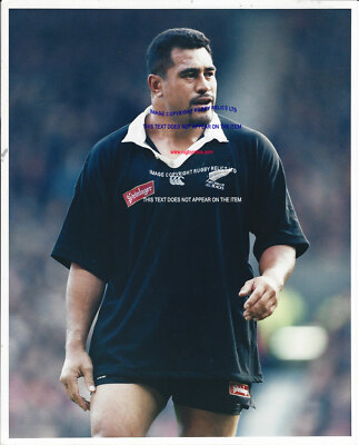 OLO BROWN NEW ZEALAND COLOUR RUGBY ORIGINAL PHOTOGRAPH 10" x 8" | eBay