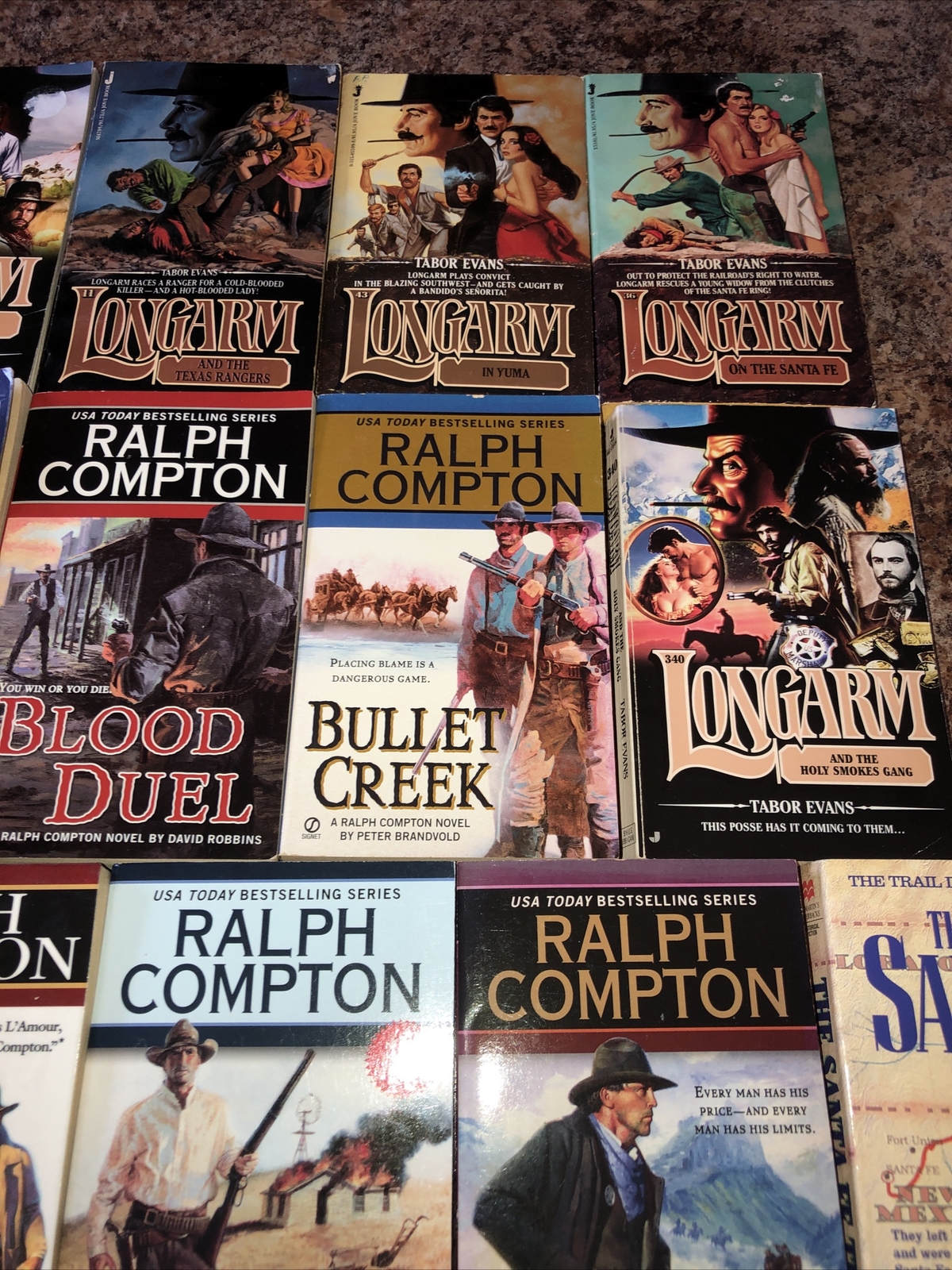 You Choose PB Western Cowboy Books by Tabor Evans, Ralph Compton $1.50 ...