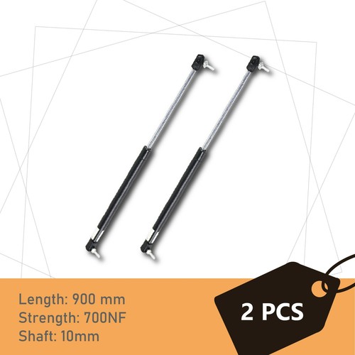 Gas Struts 2 x 900mm x 700N (10mm Shaft) Caravans, Trailers, Canopy ...