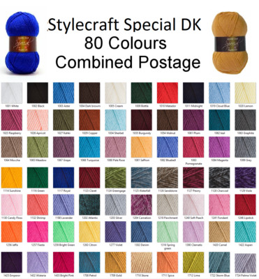 Stylecraft Special DK Wool Double Knitting & Crochet Yarn 100g Crochet ...