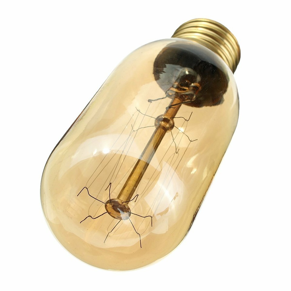 Vintage Filament Edison Light Bulb 40W 220V Antique E27 Screw ...