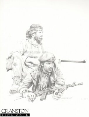 SAS Military Art Print Battle Special Air Service, Britsh Army Oman ...