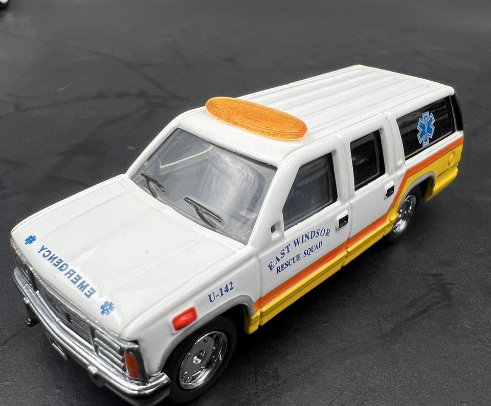 2 Pack 1/64 Amber Federal Signal Arjent Lightbar Greenlight Work Tow ...