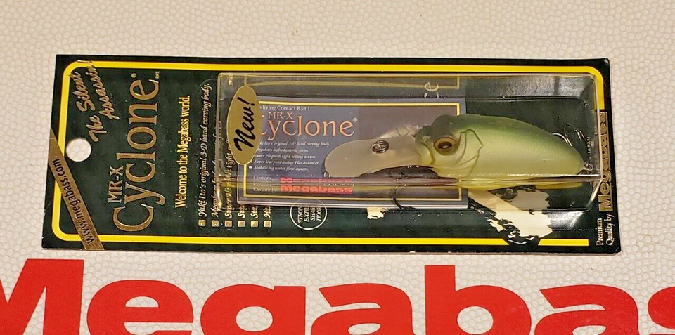 WOW! Megabass MR-X CYCLONE "MAT LIME" New! Color NIP FREE SHIPPING | eBay
