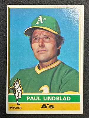 1976 Topps Baseball #9 Paul Lindblad NM | eBay
