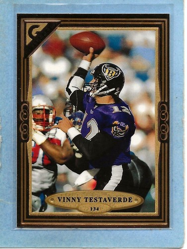 VINNY TESTAVERDE - 1997 Topps Gallery - #134 - Ravens - Comb. Shipping ...