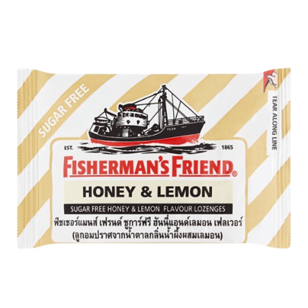 Lozenges Candy Fisherman's Friend Honey Lemon Flavor Sugar Free 25 g x ...