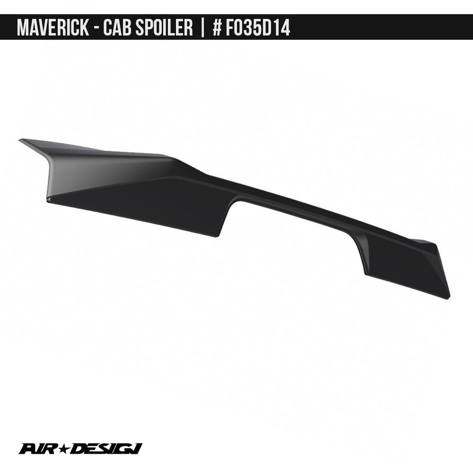 Fits 22-25 Ford Maverick Air Design Rear Roof Cab Spoiler Satin Black ...