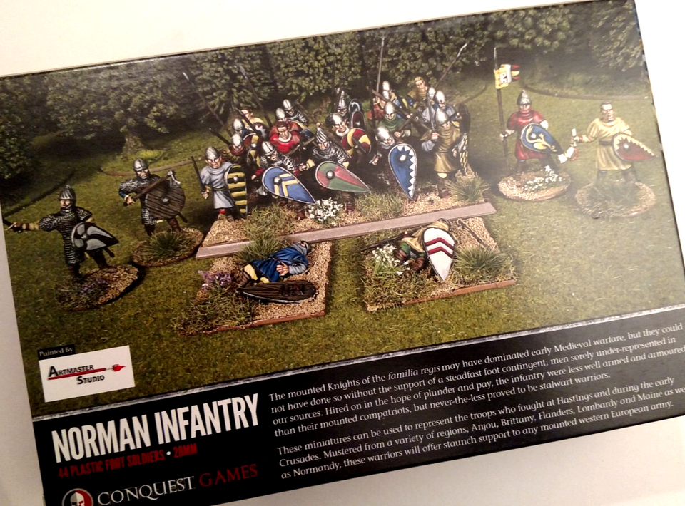 Conquest Games 28mm Norman Infantry - For SAGA Hail Caesar & Dark Age ...