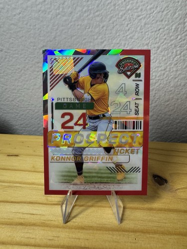 2024 Panini Prospect Edition Baseball Red Ice Konnor Griffin #133 Pittsburgh | eBay