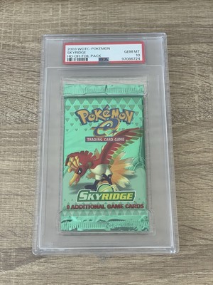 PSA10 Pokemon Skyridge Booster Pack | E-Series | WOTC | HO-OH | eBay