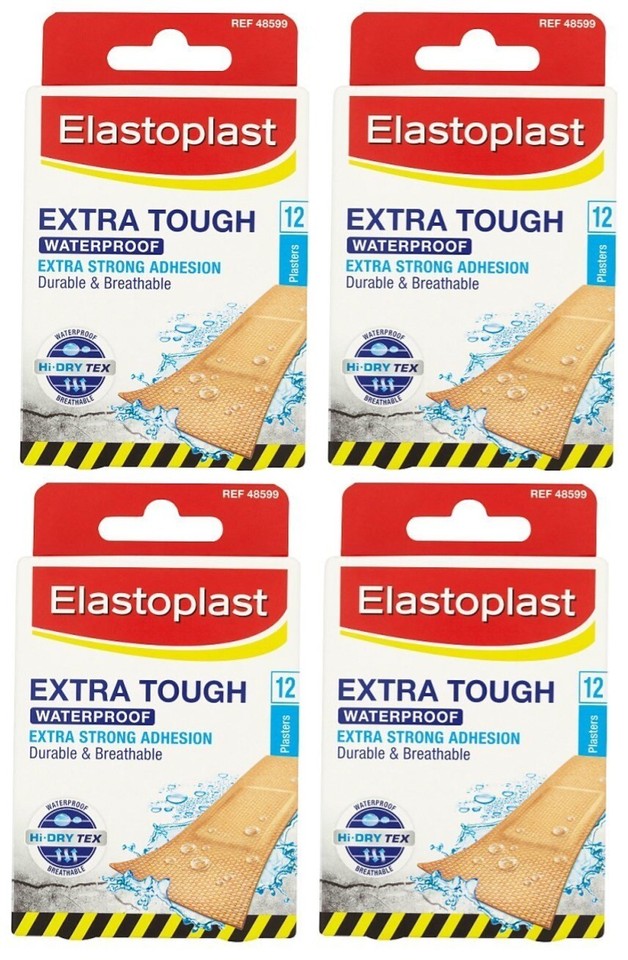 ELASTOPLAST Extra Tough Waterproof Plasters (12 pack). **from £5.49 ...
