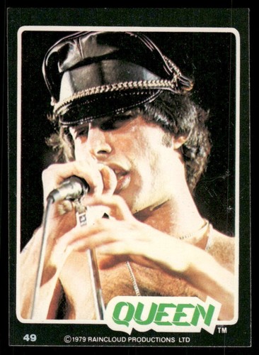 Freddie Mercury 1979 Queen Music Card #49 (NM) | eBay