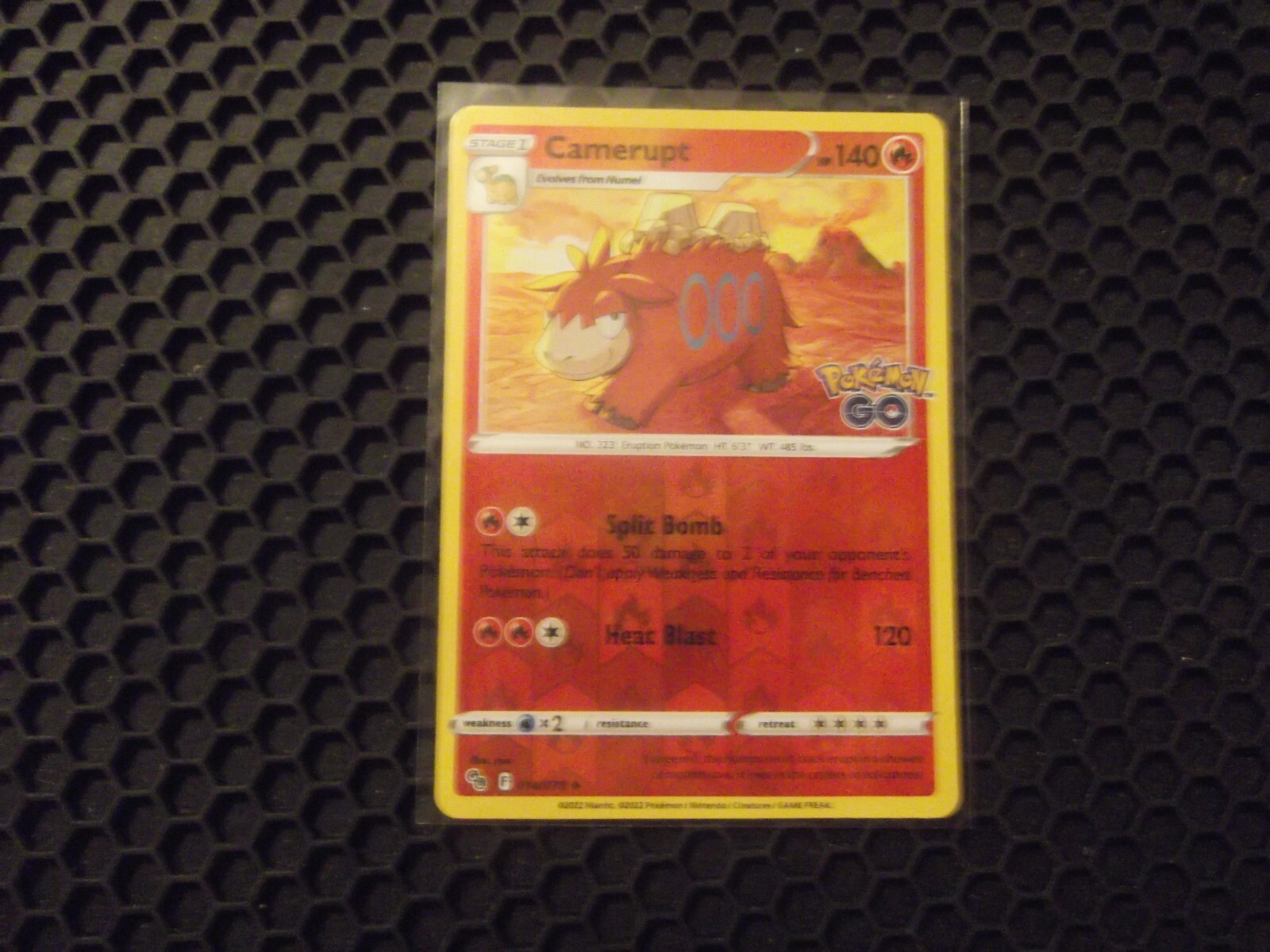 Camerupt 014/078 Pokemon Go Card Rare Reverse Holo Brand New | eBay