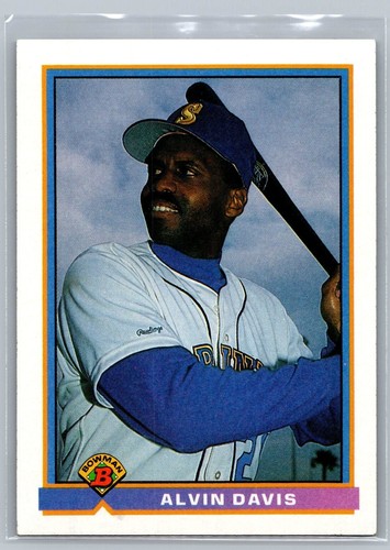 1991 TOPPS BOWMAN CARD # 258 Alvin Davis - Seattle Mariners | eBay