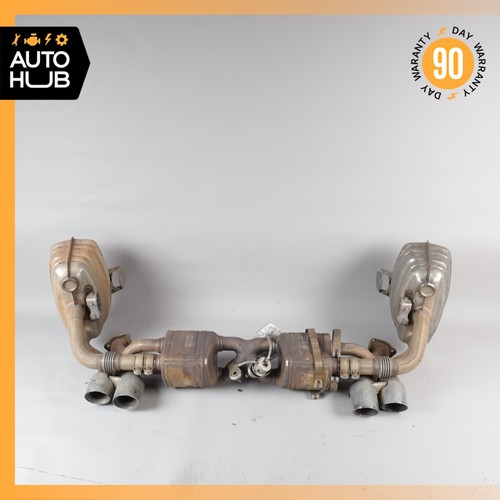 12-16 Porsche 991 911 GTS Spot Exhaust Mufflers Silencer Left & Right ...