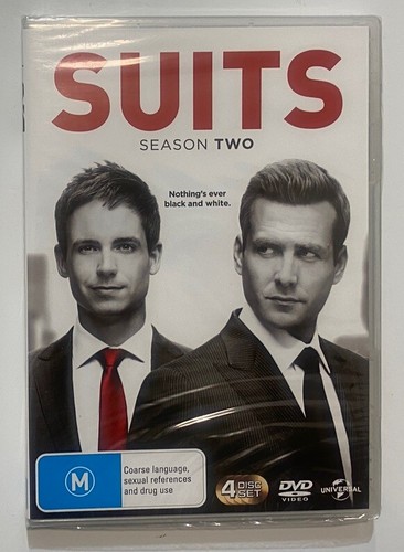 Suits Season 2 DVD TV Show Region 2 4 5 PAL Second Season Two Sealed ...