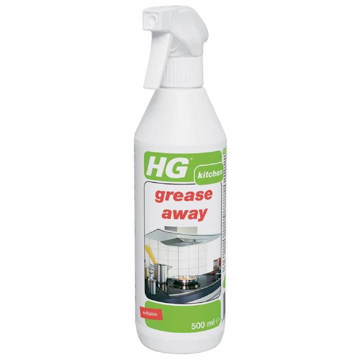 HG Grease Away Degreaser Spray 500ml Heavy Duty Kitchen and Surface ...