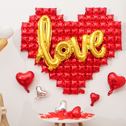 Small Ligatures Love Letter Foil Balloon Wedding Valentine's Day Party ...