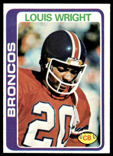 1978 TOPPS LOUIS WRIGHT K RC DENVER BRONCOS #420 | eBay