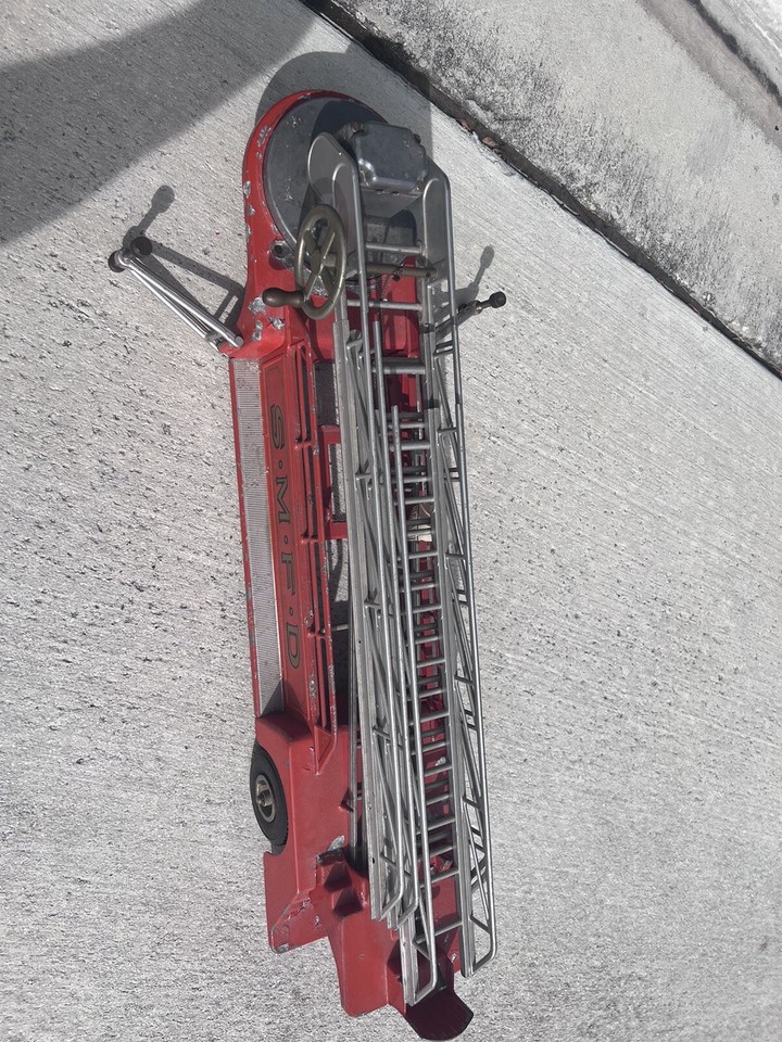 Vintage Smith Miller SMFD Mack Hook and Ladder Fire Truck NO. 3 See ...