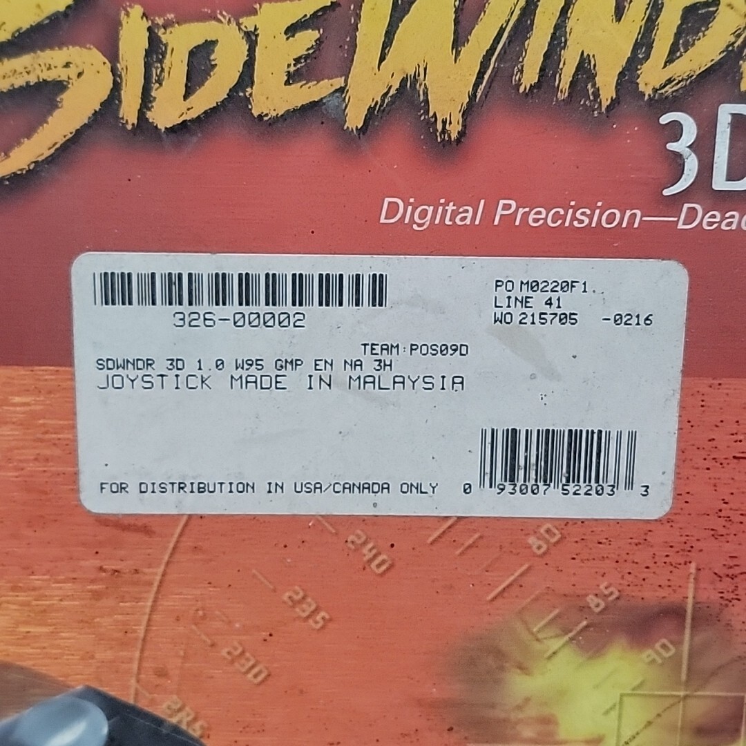 Microsoft SideWinder 3D Pro (32600007) Video Games Controller for sale ...