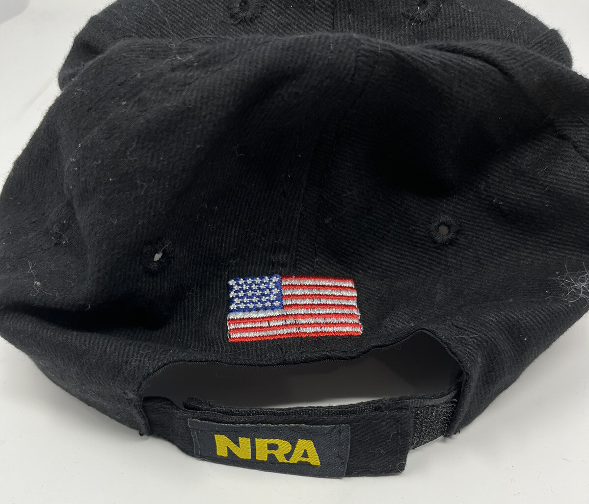 NRA Gold Embroidery black collectible BaseballCap str… - Gem