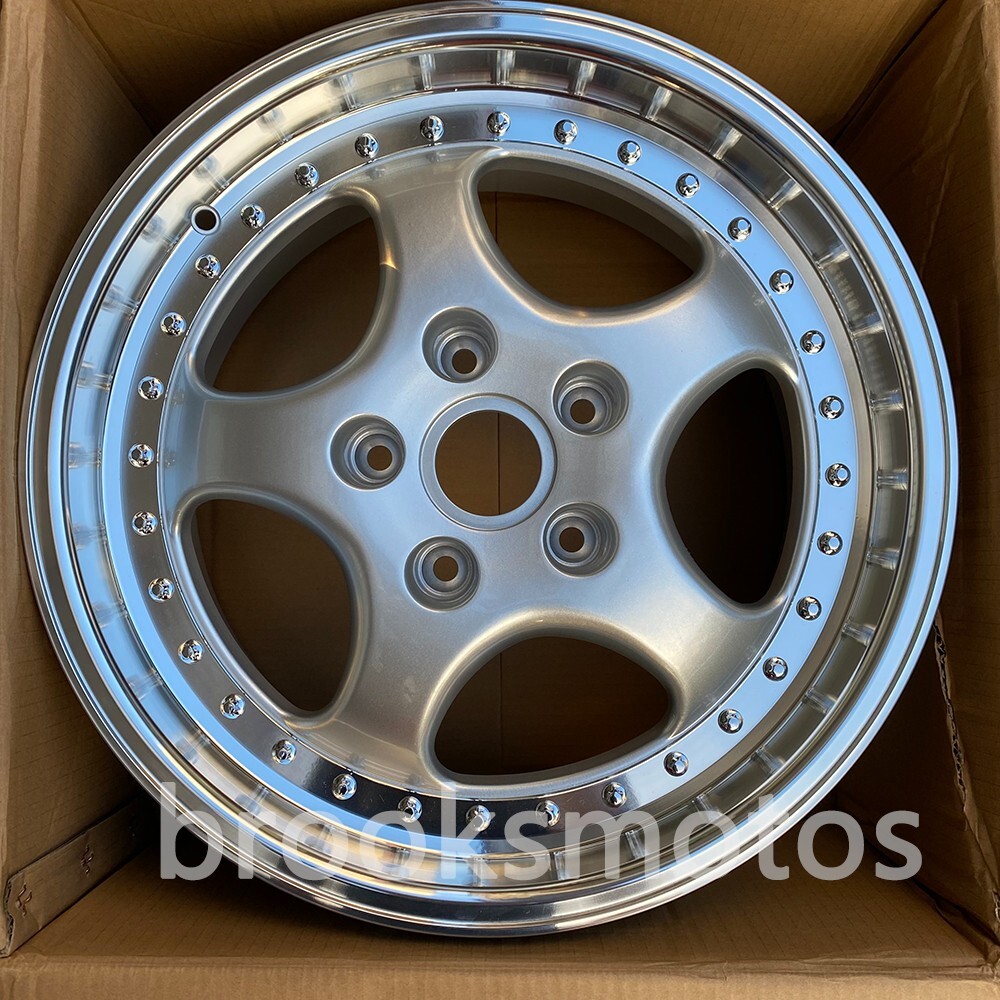 18" CLASSIC WIDE SIVER WHEELS RIMS FITS PORSCHE 911 C4S 993 18X8 18X11 ...