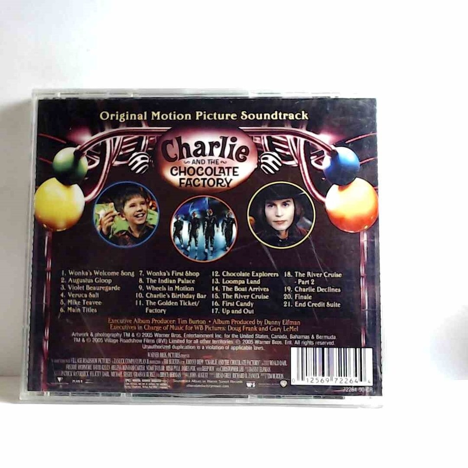 Danny Elfman– Charlie And The Chocolate Factory (CD, US, 2005, Warner ...