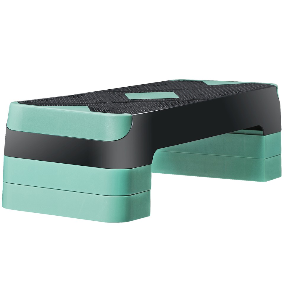 27" Adjustable Workout Aerobic Stepper 3 Levels Adjust 4" - 6" - 8 ...