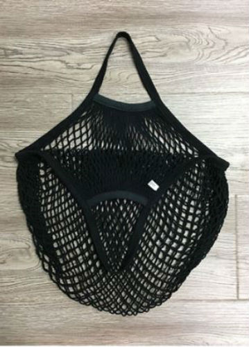 2/4 PCS Mesh Net Turtle Shopping Bags Reusable String Grocery Bag Fruit ...