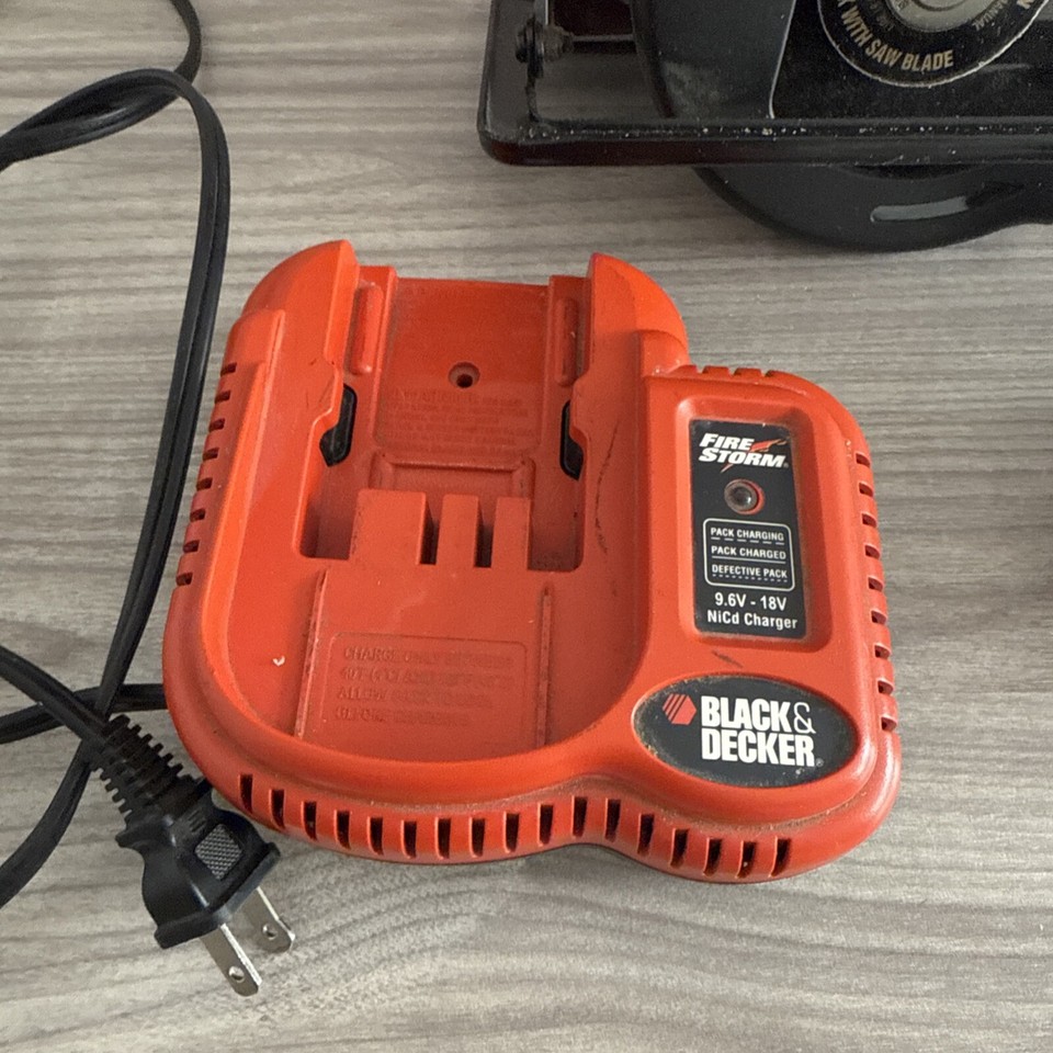 Black And Decker Firestorm 18V Cordless Circular Saw With Battery ...