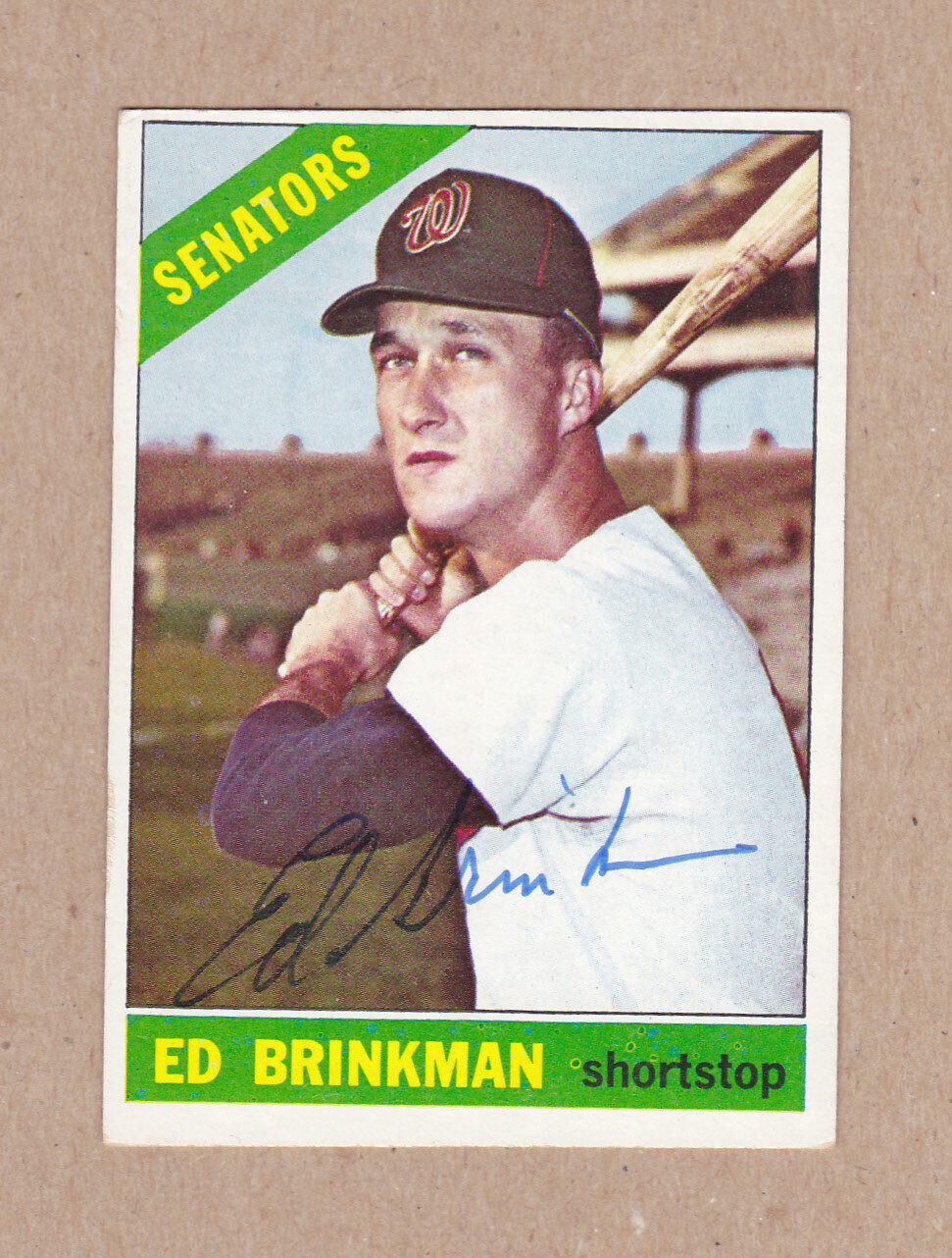 Ed Brinkman signed 1966 Topps card #251-Washington Senators (Dec) | eBay