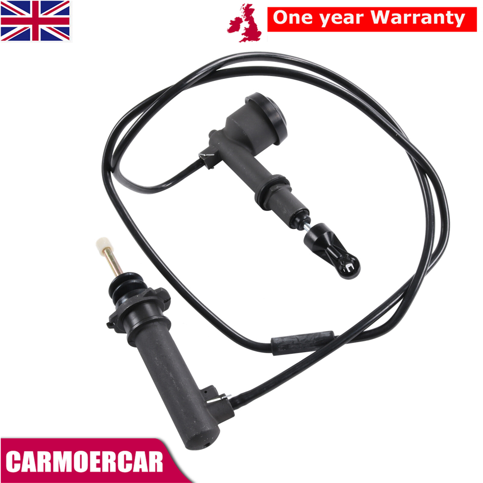 CLUTCH MASTER SLAVE CYLINDER & CLIP FOR LAND ROVER FREELANDER 1 98-00 ...