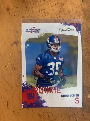2010 Score Signatures #318 Chad Jones AUTOGRAPH | eBay