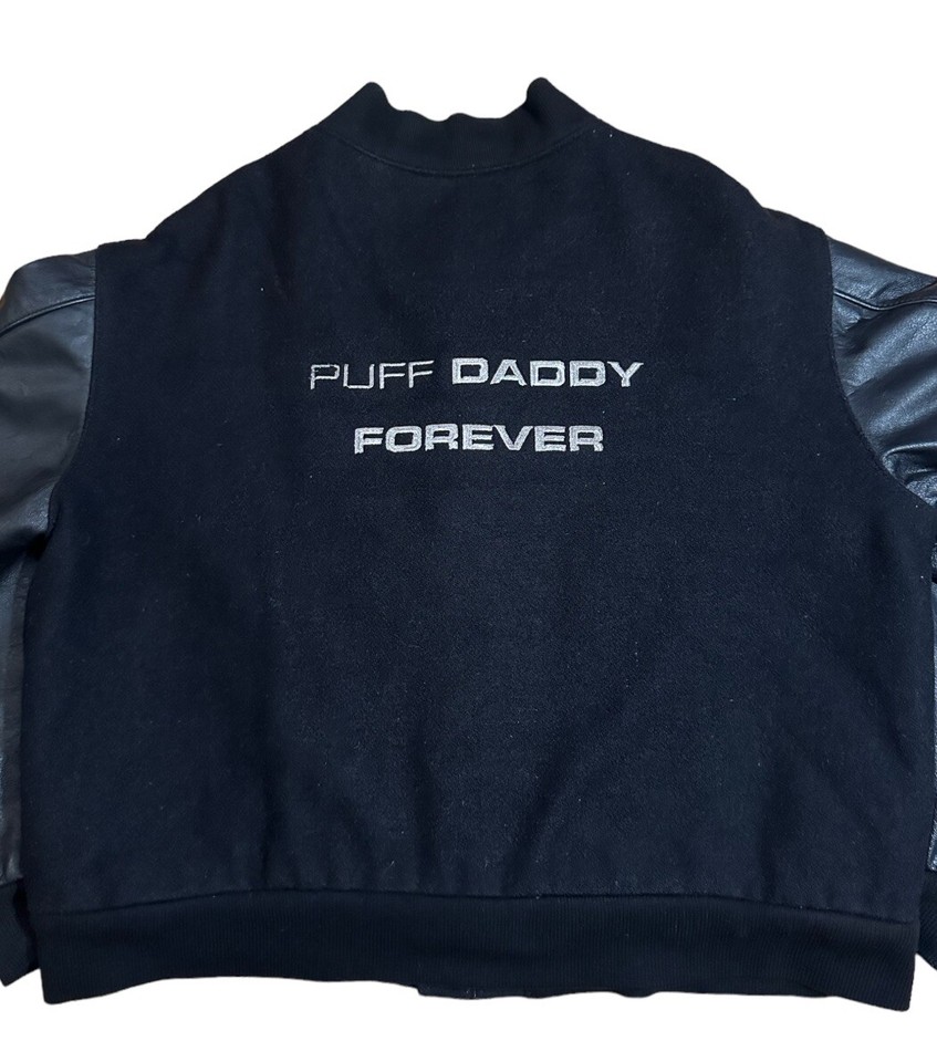 Vintage 99’ Puff Daddy Forever Bad Boy Ent. Excelled Varsity Wool ...