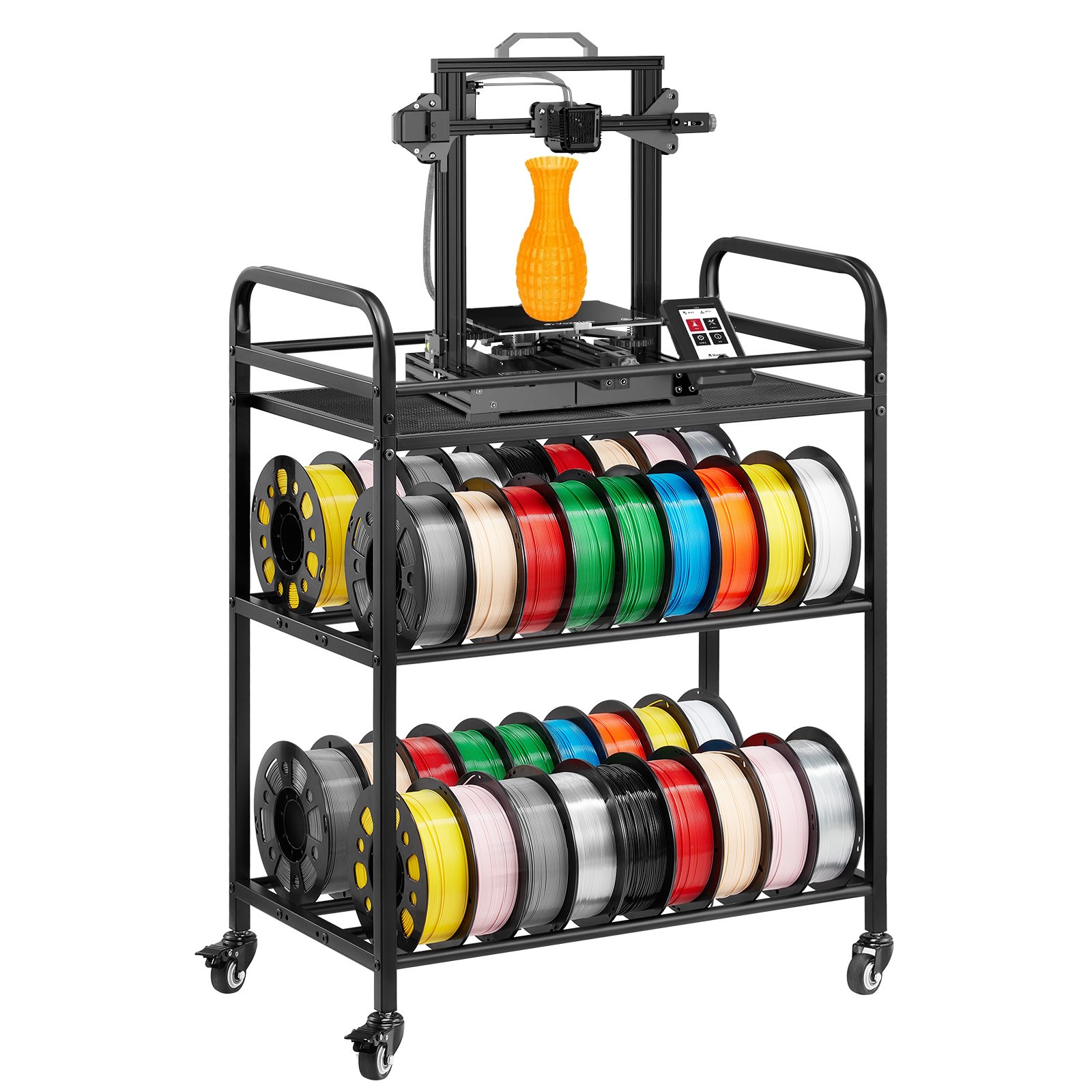 3D Printer Filament Storage Rack 3 Tier Filament Spool Holders Racks | eBay