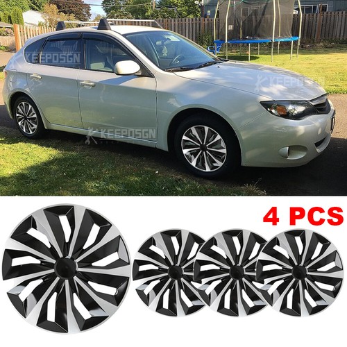 16 Inch Wheel Cover 16" Hub Cap &Steel Wheel Set of 4 For Subaru ...