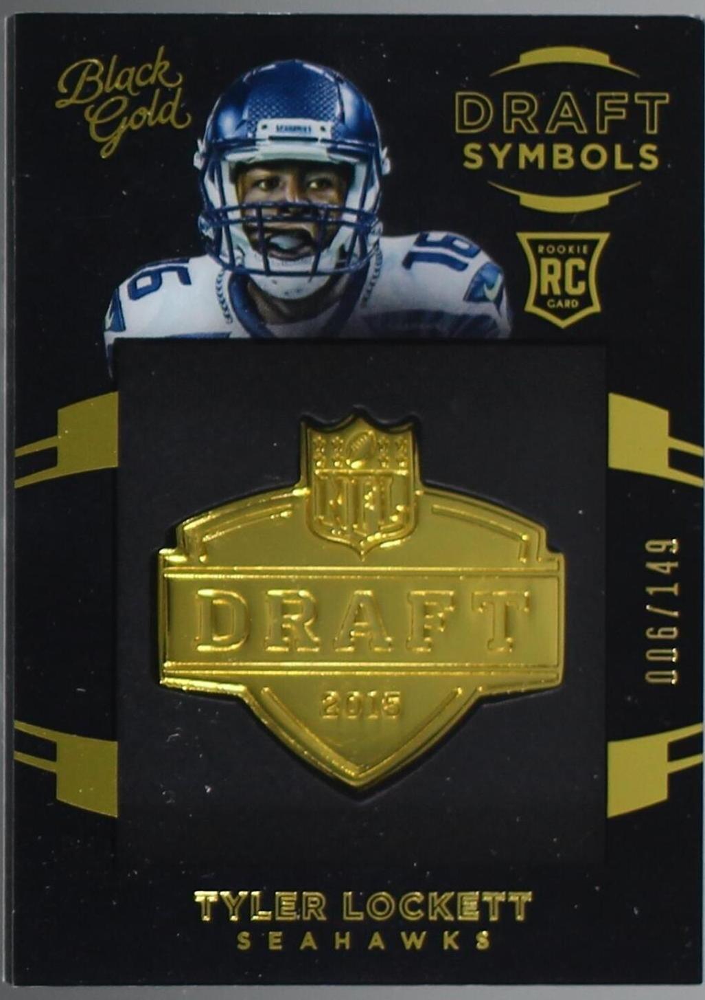 2015 Panini Black Gold - Draft Symbols Tyler Lockett #DRFT-26 /149 (RC ...