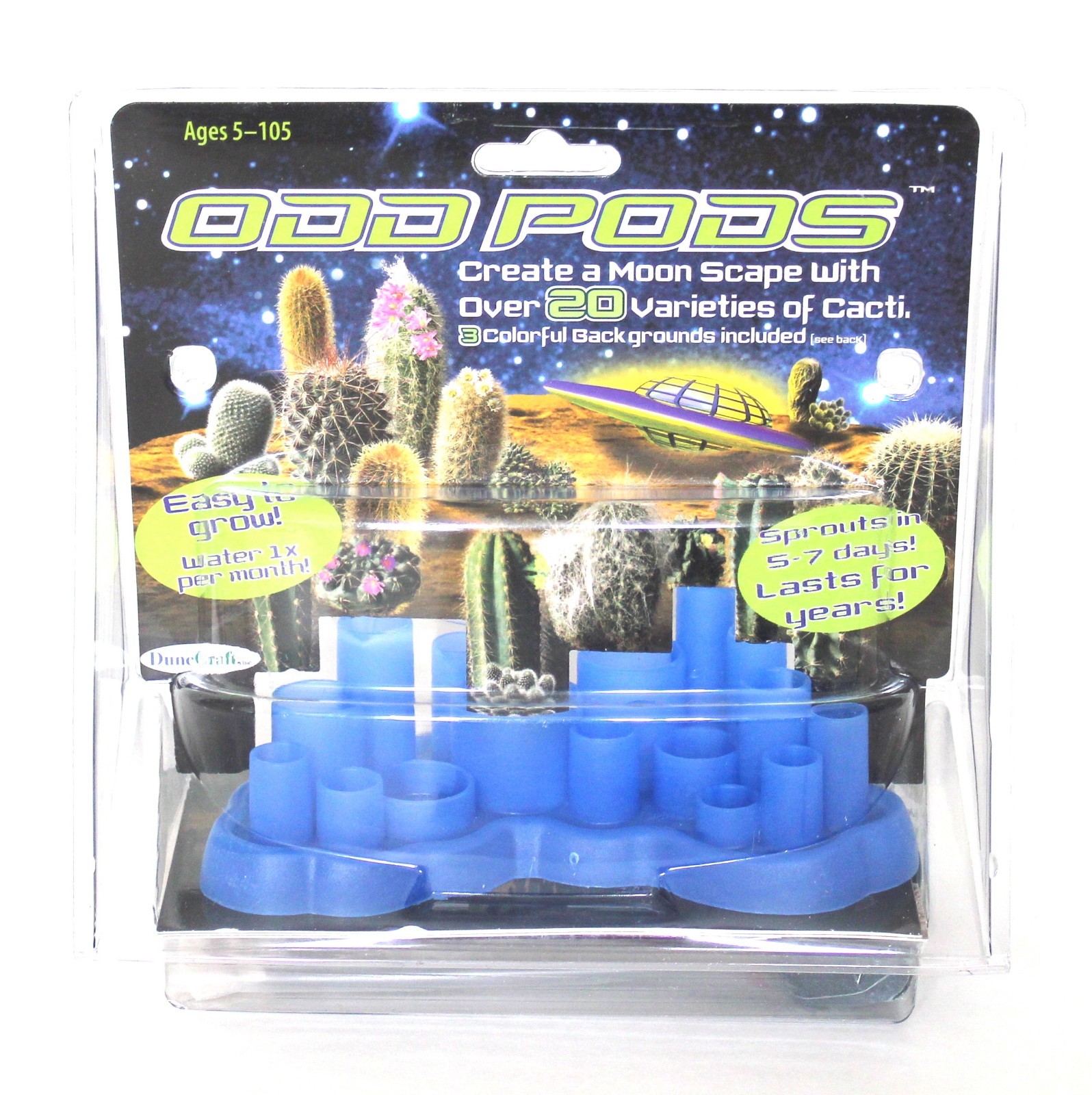 DuneCraft Odd Pods MoonScape with 20 Varieties of Cacti Cactus Garden ...