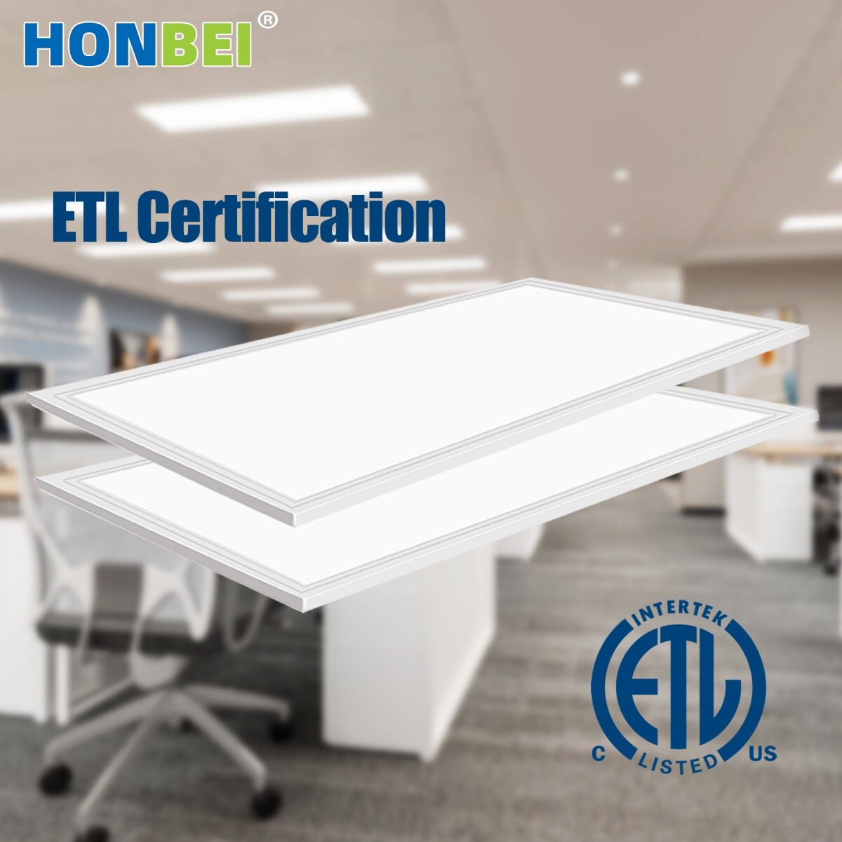 2x4 FT LED Troffer Panel Edge-Lit Flat (2-4 PACK) 5000k Daylight White ...