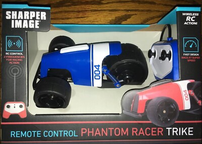 Sharper Image Remote Control RC Car BLUE Phantom Racer Trike New In Box ...