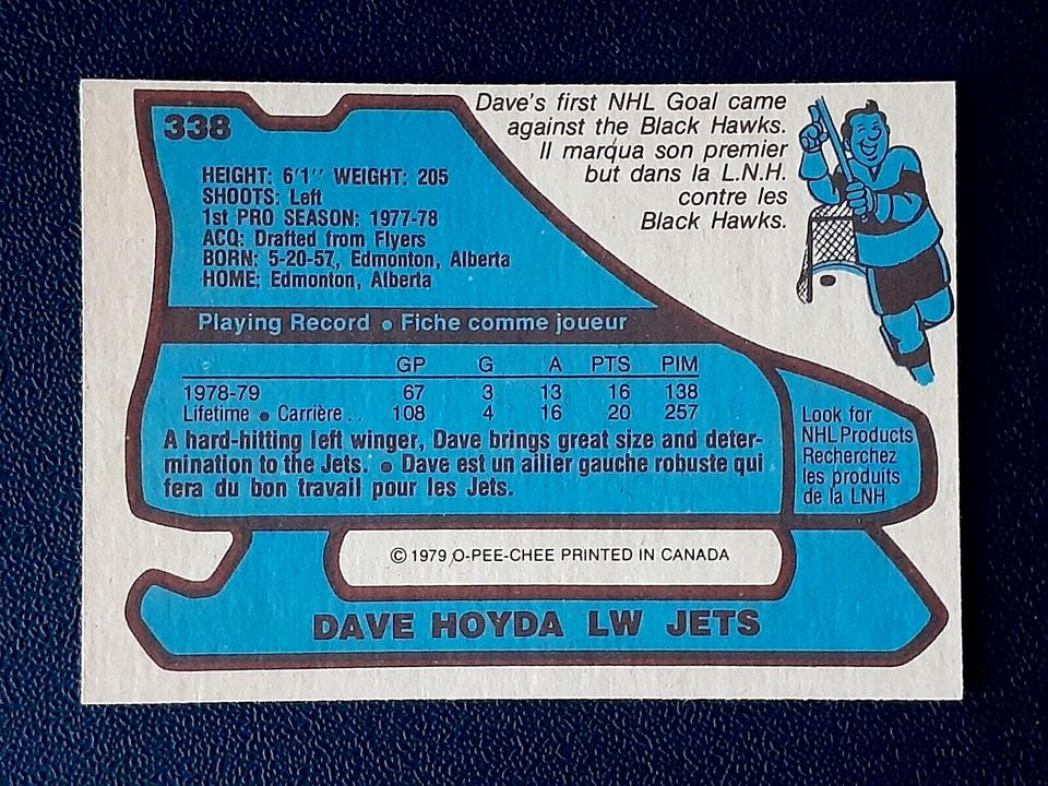 DAVE HOYDA RC 1979-80 O-PEE-CHEE 79-80 NO 338 NRMINT+ 31537 | eBay