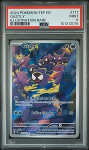 Gastly 2024 Scarlet & Violet: Temporal Forces #177/162 Illustration ...
