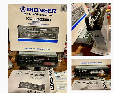 Rare Old School Car Audio! Pioneer KE-2303QR Cassette Receiver, Pull ...