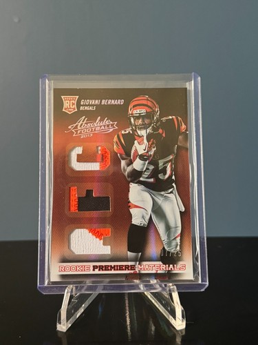 2013 Absolute Premiere Materials AFC/NFC Prime /25 Giovani Bernard ...